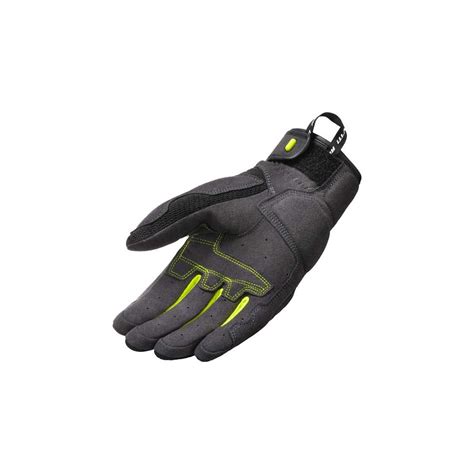 Guantes Revit Volcano Negro Amarillo