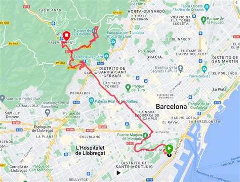 Carrera Montjuïc Tibidabo recorrido y afectaciones Web de Barcelona