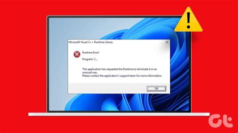 Top 9 Ways To Fix Runtime Errors On Windows 11 Guiding Tech
