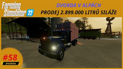 Farming simulator 22 CZ SK Dvorda v Alpách 58 PRODEJ 2 899 000