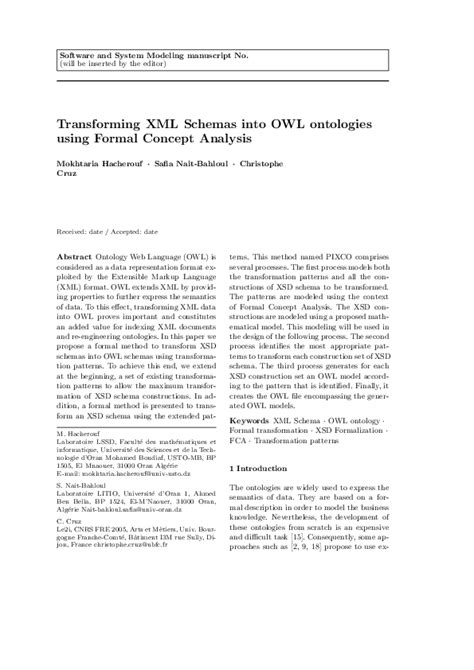 pdf transforming xml schemas into owl ontologies using formal concept analysis christophe