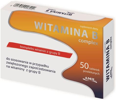 Witamina B Complex 50 Tabl Opinie I Ceny Na Ceneo Pl