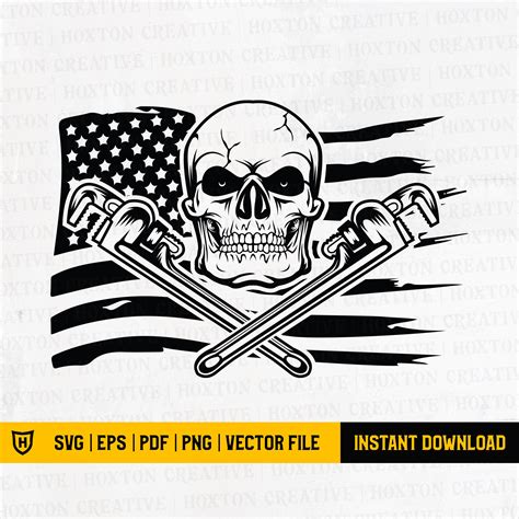 USA Mechanic Skull Svg Mechanic Svg Mechanic Shirt Skull Etsy