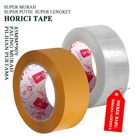 Jual Lakban Bening Yard Isolasi Selotip Clear Tape Mm Daya Lengket