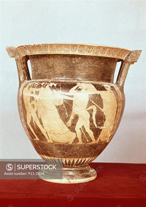 Attic Red Figure Krater Vase Greek Art SuperStock