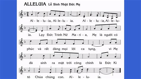 Alleluia Sinh Nh T C M Vinam Youtube