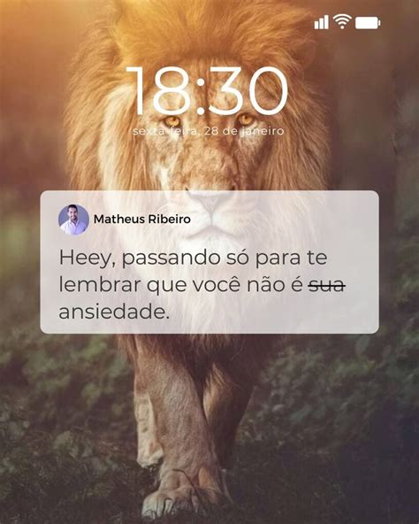 Você não é as mentiras que a sua mente te conta você não é suas crises