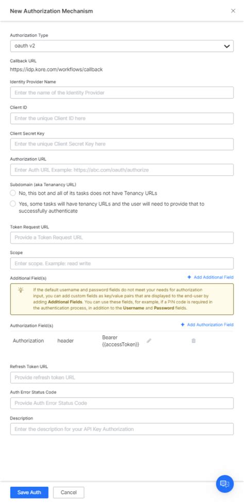Setting Up Authorization Using Oauth V Kore Ai Documentation