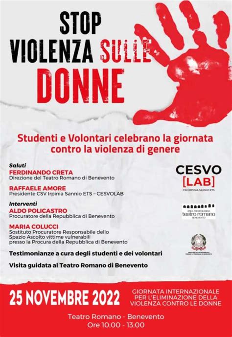 Giornata Contro La Violenza Sulle Donne Per Il 25 Novembre Tutte Le