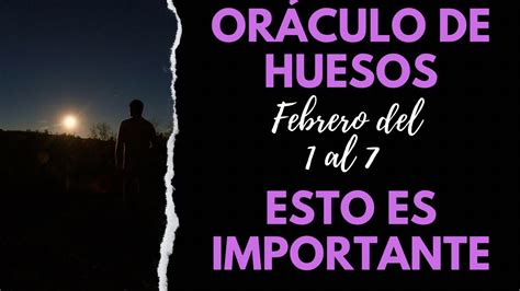 ORÁCULO de HUESOS del 1 7 de FEBRERO Consejo de los huesos YouTube
