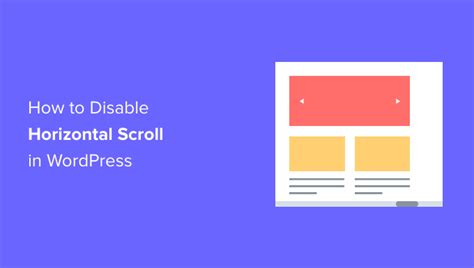 How To Disable Overflow In WordPress Remove Horizontal Scroll