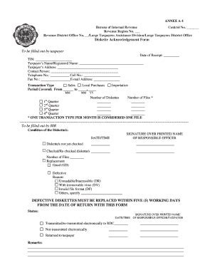 Bir Annex A1 Fill Online Printable Fillable Blank PdfFiller