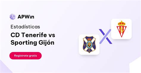 CD Tenerife vs Sporting Gijón Estadísticas 20 01 2024 APWin