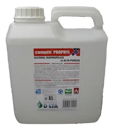 Alcohol Isopropilico Delta 5l Bidon Alta Pureza Envio Gratis SYSPORT