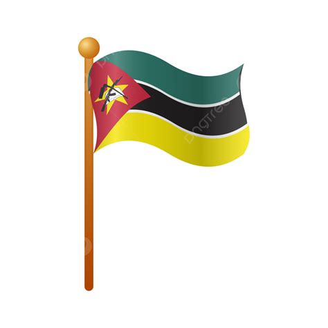 Mozambique Flag Mozambique Flag Mozambique Independence PNG And