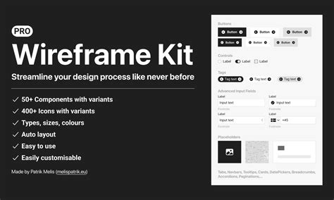 Pro Wireframe Kit Streamline Your Design Process Like Never Before Figma