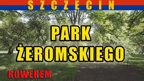 Park Żeromskiego romantyczny majowy spacer rowerowy po parku w