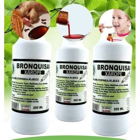 Xarope Bronquisai Para Tosse Gripe Forte Resfriado Bronquite E