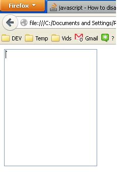 Html How Do I Disable The Resizable Property Of A Textarea Stack