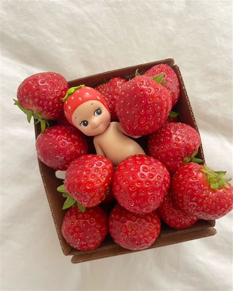 Strawberry Sonny Angel Cute Pic Picture Ideas Inspo Fruit Baby Kewpie