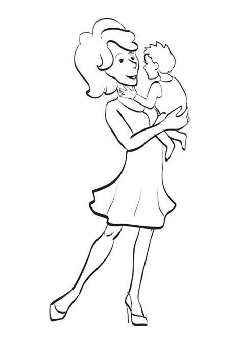 Disegni Per La Festa Della Mamma Da Colorare Pianetabambini It