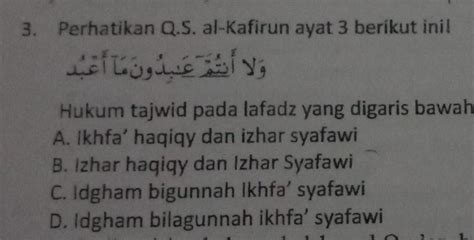 Detail Surat Al Kafirun Ayat 3 Koleksi Nomer 34