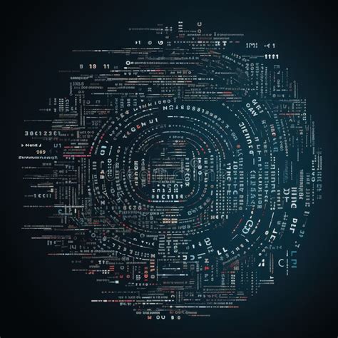 Formas Abstractas En El Estilo De Arte Ascii De Texto Stock De
