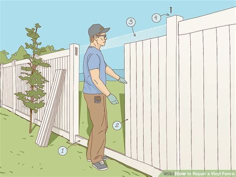 3 Ways To Repair A Vinyl Fence WikiHow