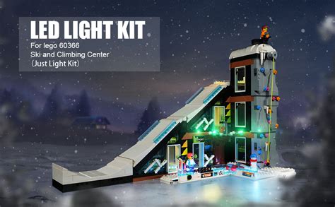 Amazon Rorliny LED Light Kit For Lego City Ski And Climbing Center