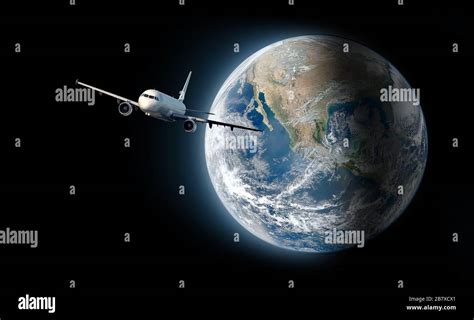 Around The Earth Flight High Resolution Stock Photography And Images