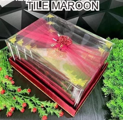 Hantaran Seserahan Pernikahan 1Set Tile Siku Baki Seserahan Pernikahan