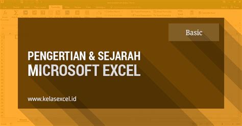 Pengertian Ms Excel Newstempo