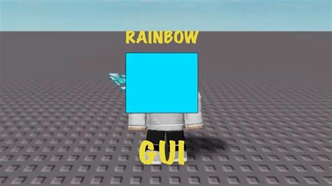 How To Make A Rainbow GUI Roblox Studio YouTube