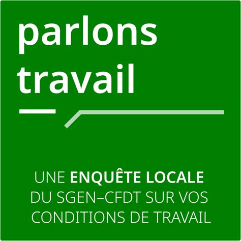 Vos conditions de travail carrières des Biats SGEN CFDT