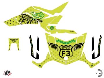 kit déco hybride can am road vert Kutvek