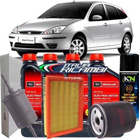 Kit Troca De Óleo Revisão Ford Motorcraft 5w30 Sintetico Filtros For