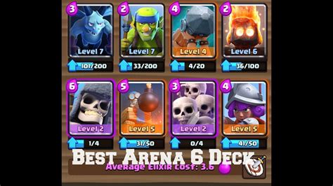 Clash Royale Best Arena 6 Deck Strategy Ep3 YouTube