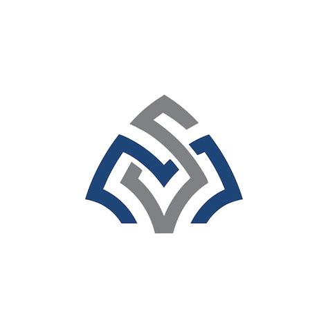 Logotipo De Ms Vector Premium