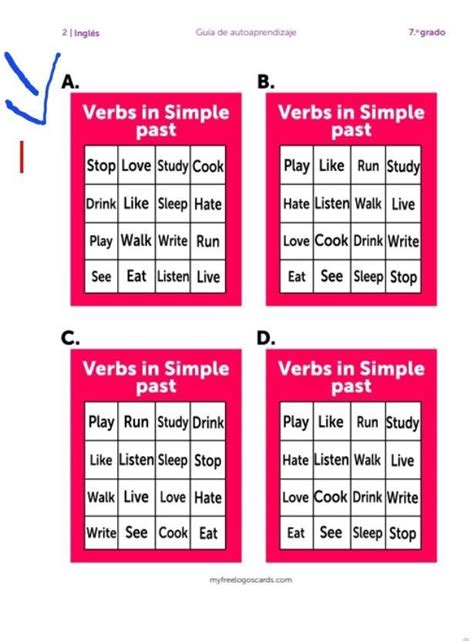 Ayudenme Con Esto Por Favor Es De Ingles Es De Un Juego De Bingo Y No