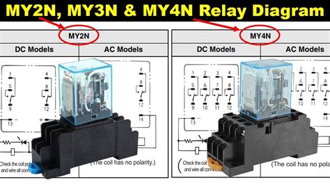 My N My N My N Type Relay Complete Circuit Diagram And Connection