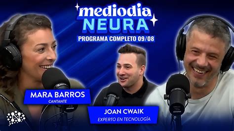 Hernán Harris Mediodía Neura con Mara Barros cantante y Joan Cwaik