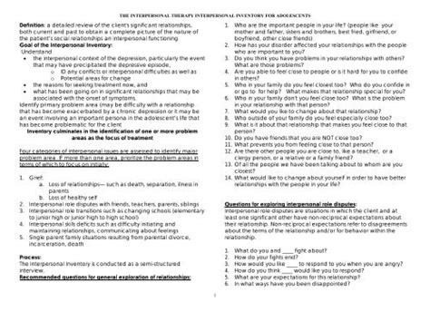 interpersonal problem solving inventory