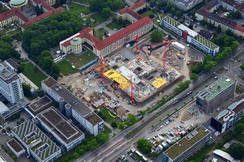Freiburg Im Breisgau Von Oben Baustelle F R Einen Erweiterungs