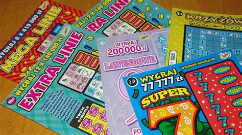 75 Zdrapki Lotto MIX Mega Linie 2x Extra Linie Lawendowe 9
