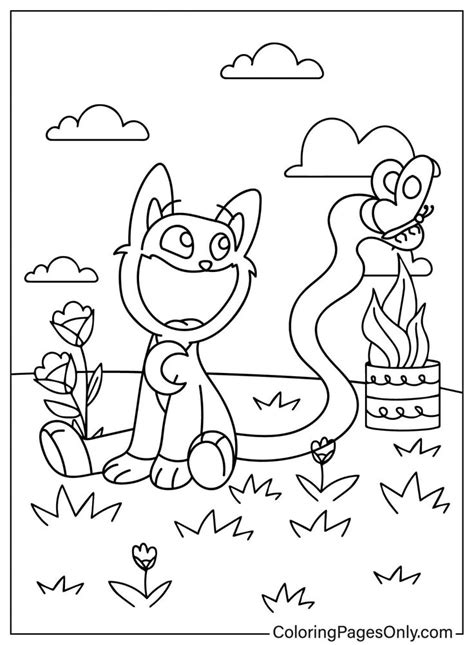 Free Printable Catnap Coloring Pages
