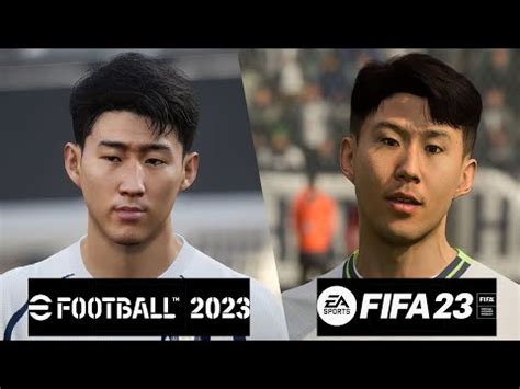 Fifa Vs Efootball Tottenham Player Faces Comparison Fifa