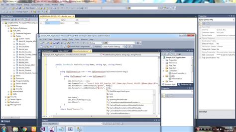 ASP Net MVC Insert Query ASP MVC Learning YouTube