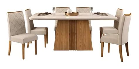 Juego De Comedor 6 Sillas Tapizadas Mesa Tapa Vidrio Italia Cuotas
