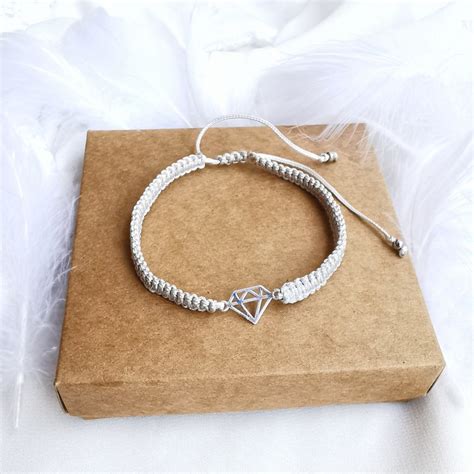 DIAMENT srebro srebrna bransoletka 925 biżuteria handmade Biżu WYBIERZ