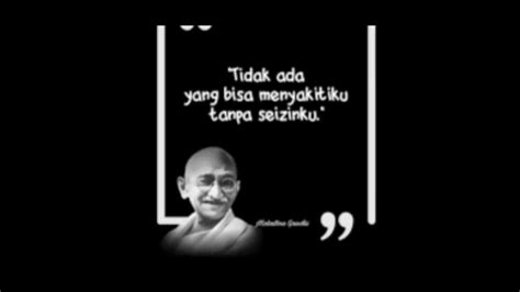 Motivasi Kata Bijak Mahatma Gandhi YouTube